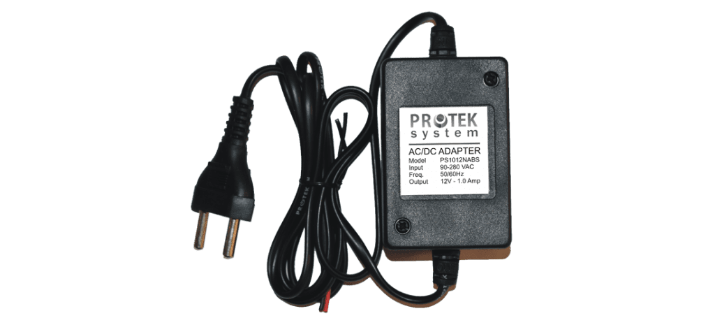 Protek 12V 1 AMP TABLE TOP ABS ADAPTER WITH DC | PKTPS1012NABSDC ...