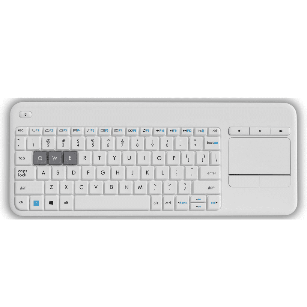 Bravo 3 Wireless Keyboard - 84 Keys, Touchpad, Dual Connectivity