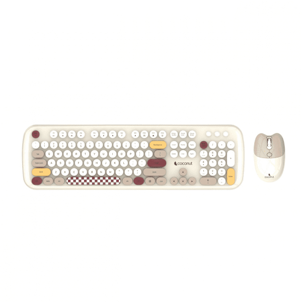 Daisy Retro Wireless Combo - Stylish Keyboard and Mouse Set