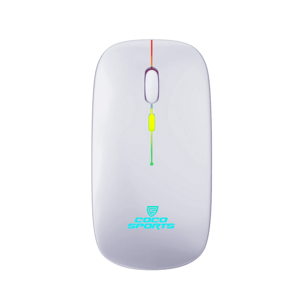WM20 Lucid Wireless + Bluetooth Mouse - Dual Connectivity, White