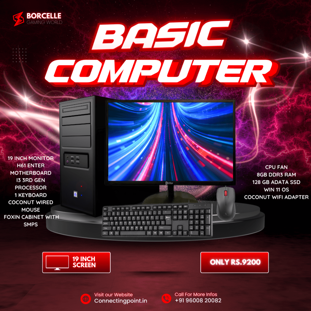 "Complete Computer Full Set: 19-Inch Monitor, Intel Core i3, 8GB RAM ...