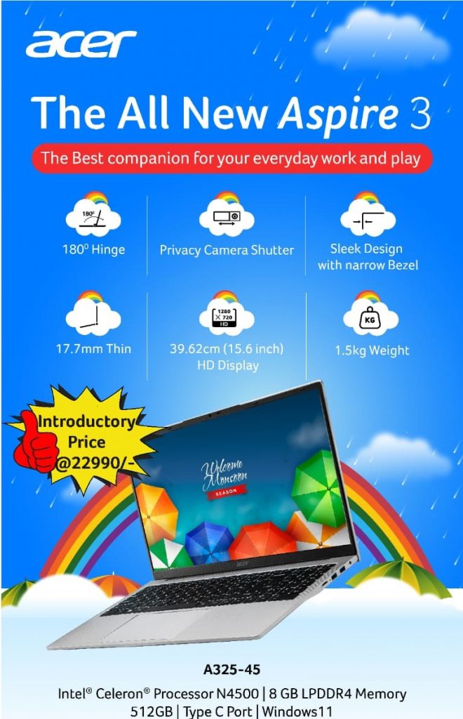 Acer Aspire 3 - Store | ConnectingPoint VIGNESHWAR
