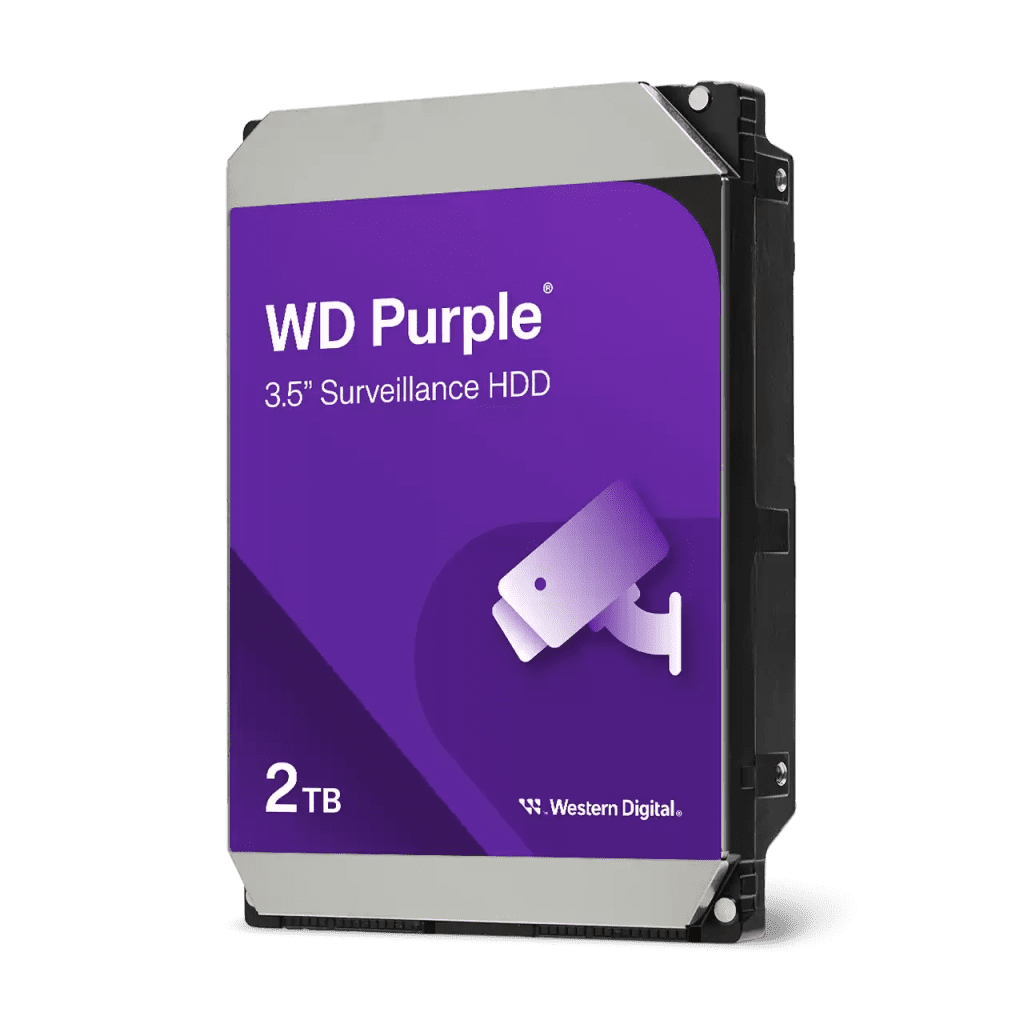 WD Purple 2TB Surveillance Hard Drive - Reliable and High-Performance